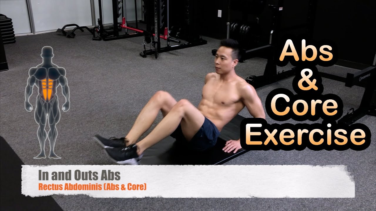 Abs & Core Exercise - In and Outs abs - Exercise Library - YouTube