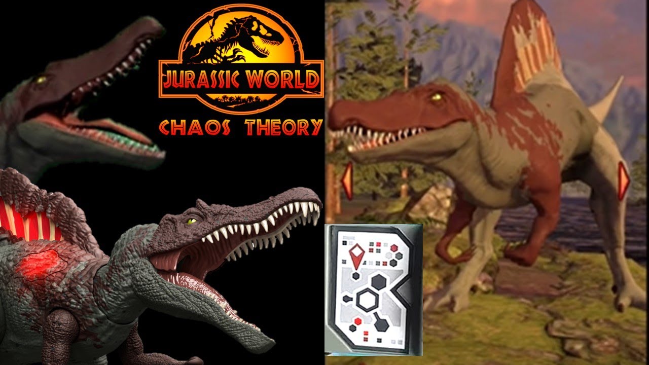 Jurassic world Chaos Theory epic attack Spinosaurus scan code - YouTube