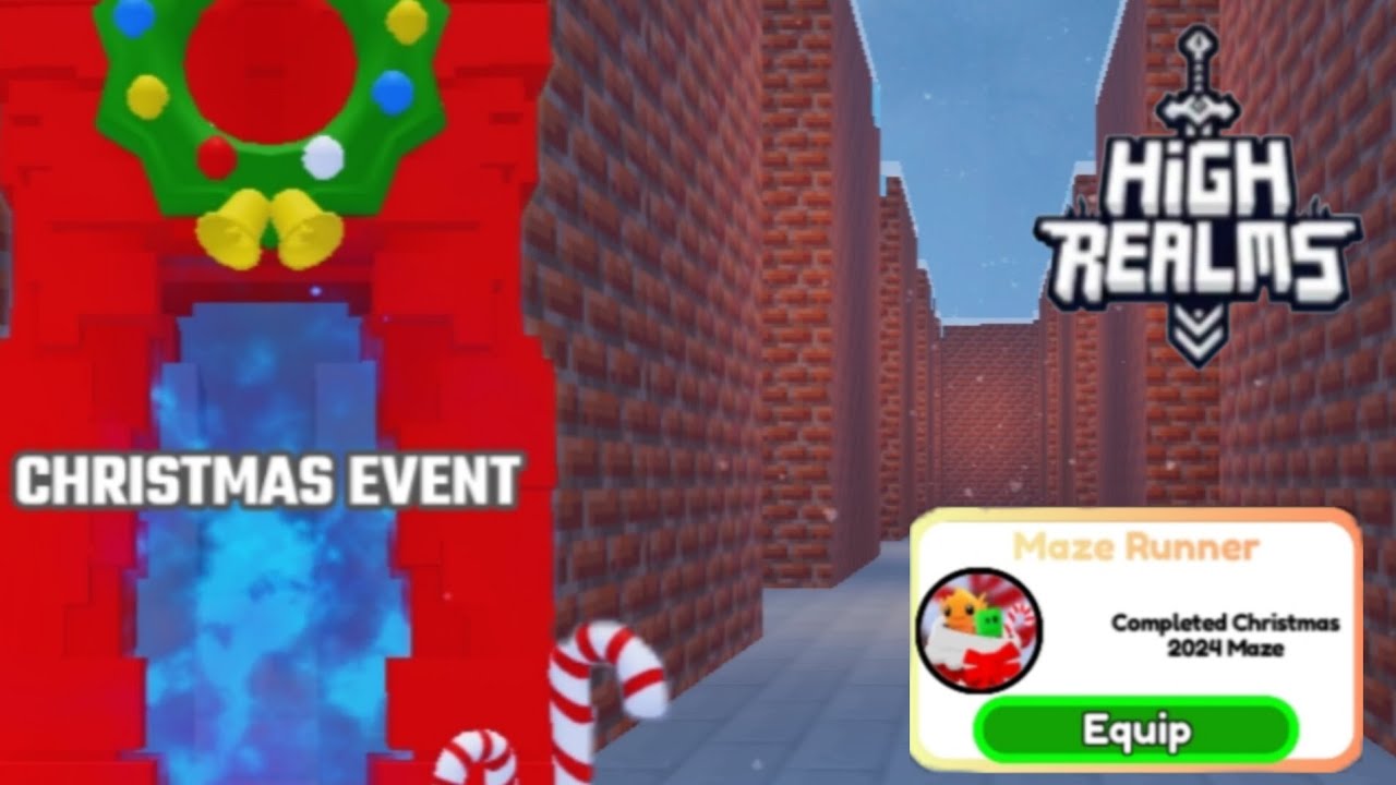 Christmas 2024 Event + "Maze Runner" BADGE! | High Realms - YouTube