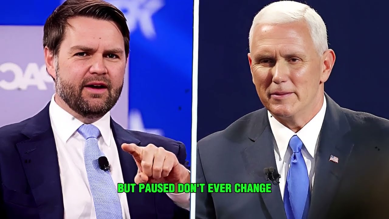 JD Vance Got Insulted by Mike Pence - Then Vance Drops One Sentence ...