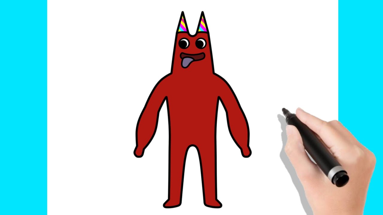 How to draw Banban from Garten of Banban - YouTube