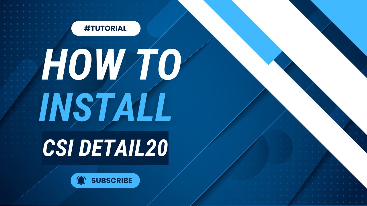 How to Install CSI Details। Complete Guideline। Important Tips & Tricks ...