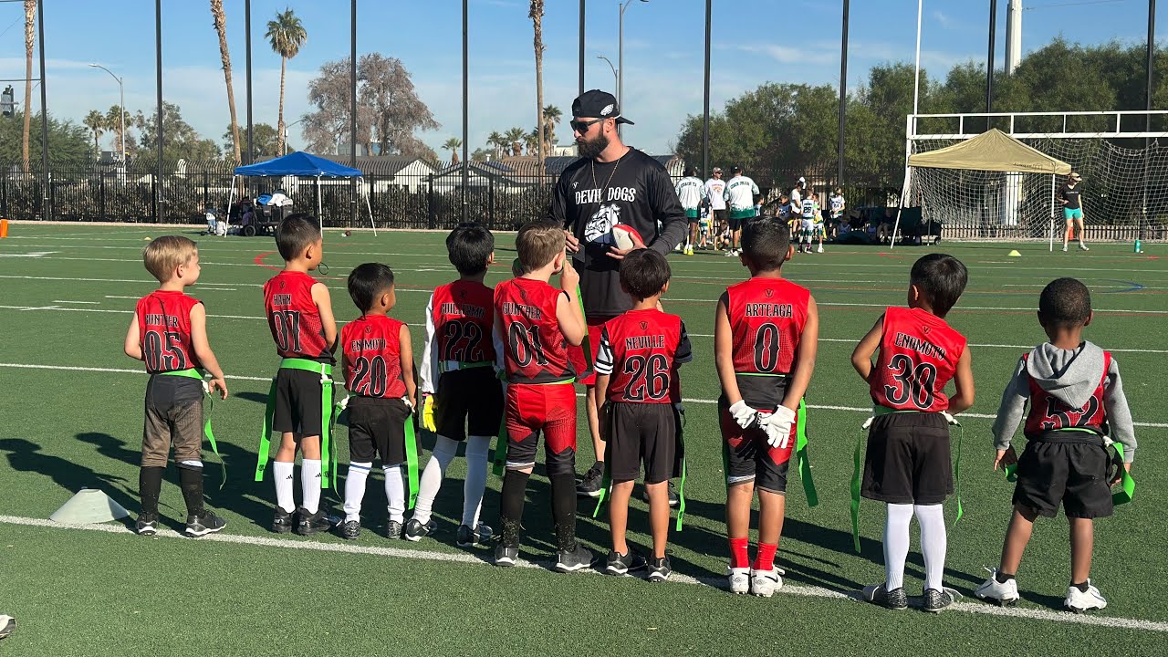 6U Flag Football NYS | Devil Dogs | Henderson, NV | 10.25.25 - YouTube