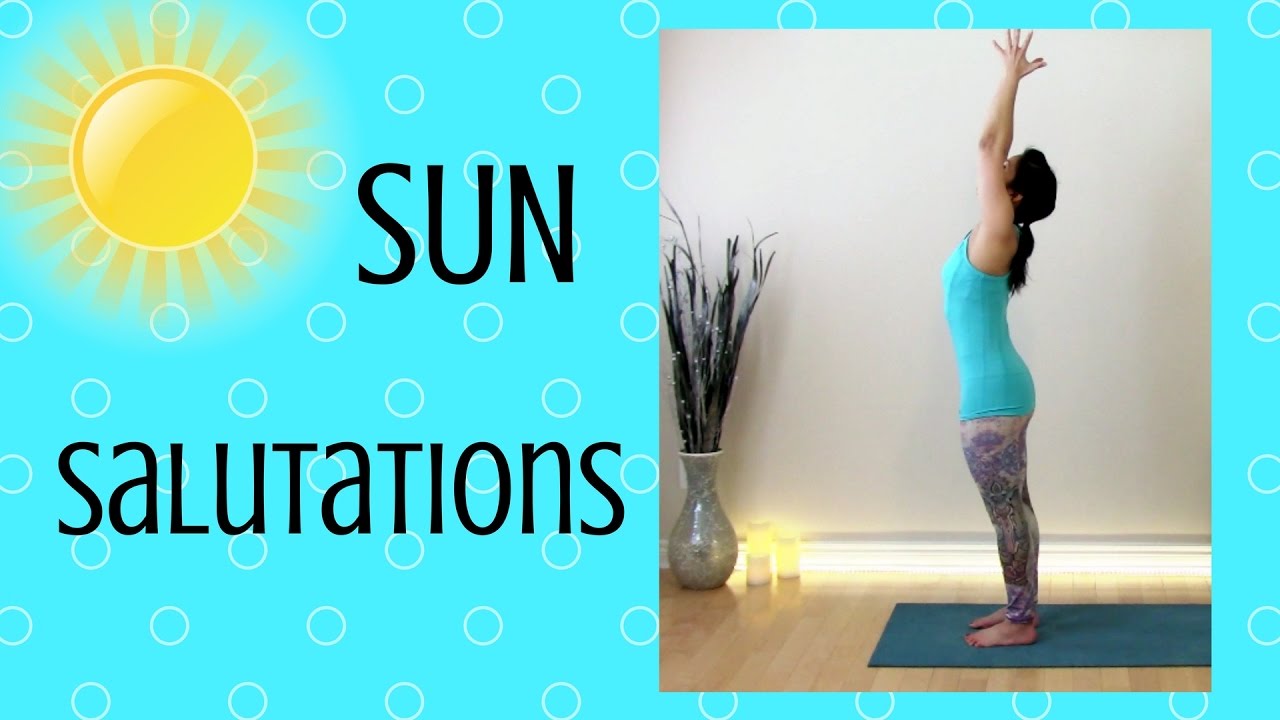 Sun Salutations for Warm Up, or as a Stand Alone Practice - YouTube