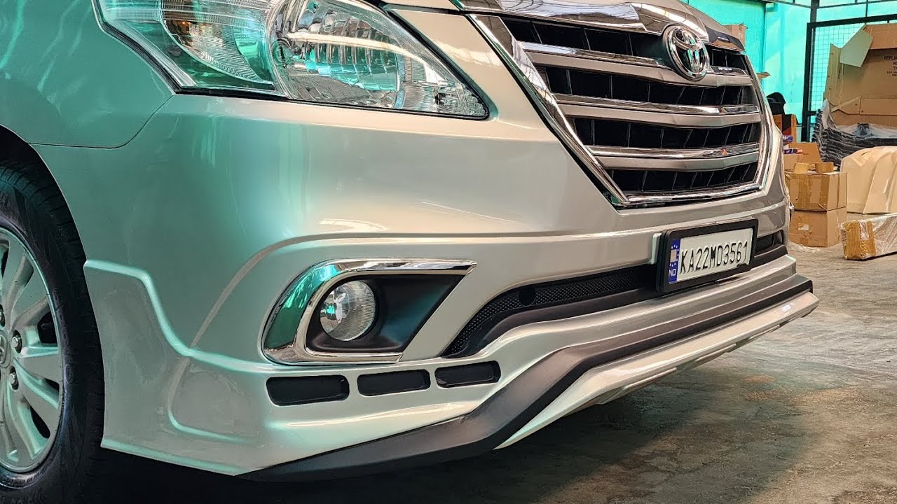 Innova T4 Conversion with Lexus Front Skirt - YouTube