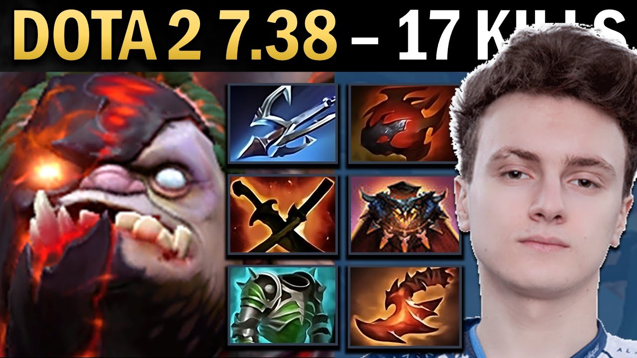 Pudge Gameplay Miracle with 17 Kills and Tarrasque - Dota 2 7.38 - YouTube