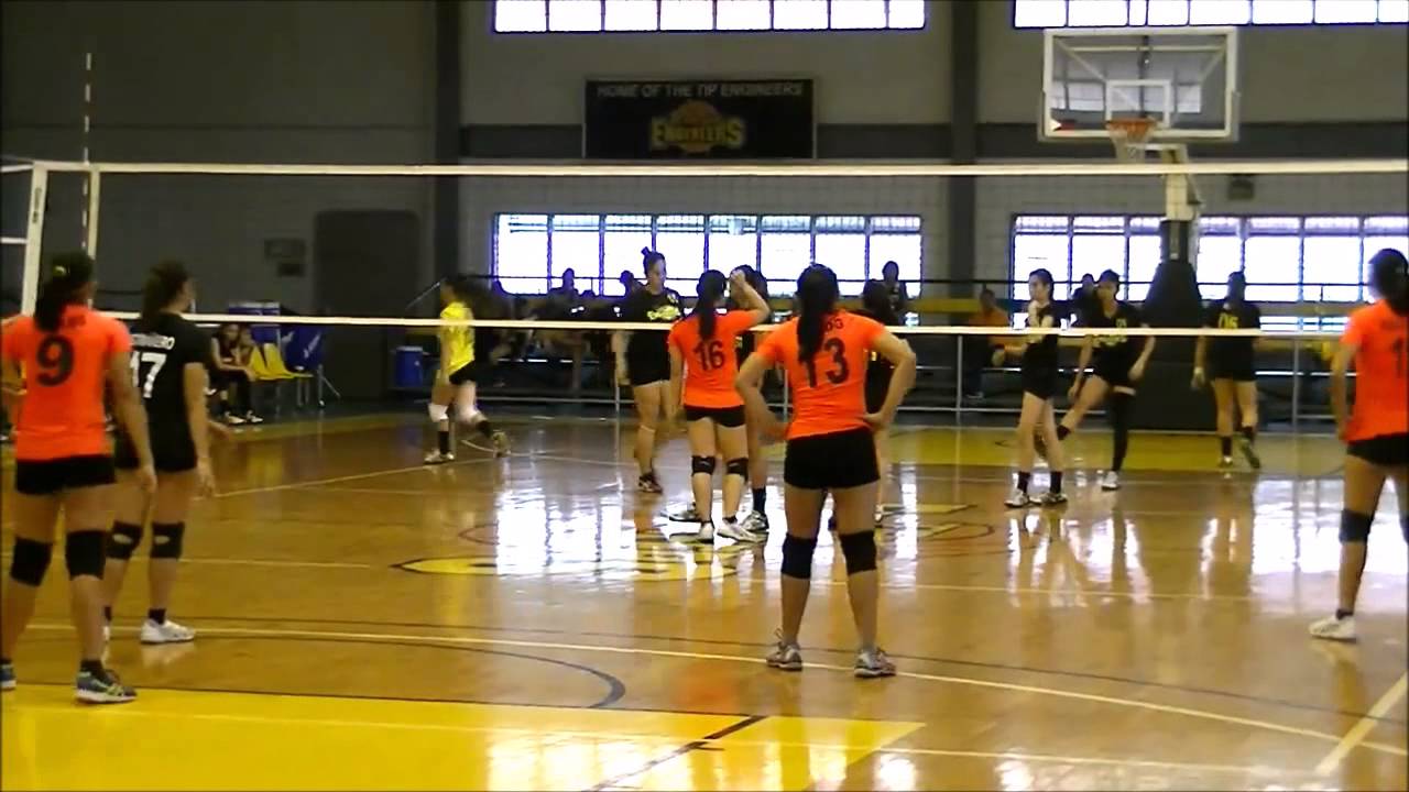 Issa Molde and Justine Dorog Founder's Cup 2015 - TIP vs UP set 2 - YouTube