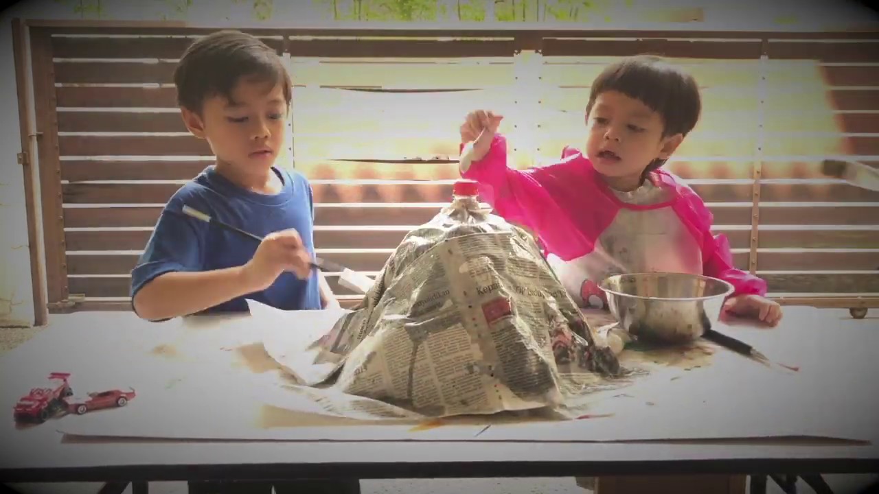 How to make a volcano - YouTube