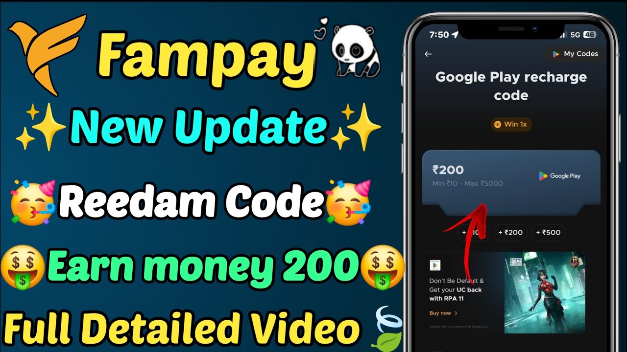 how to make redeem code from fampay 2025 | fampay se redeem code kaise ...