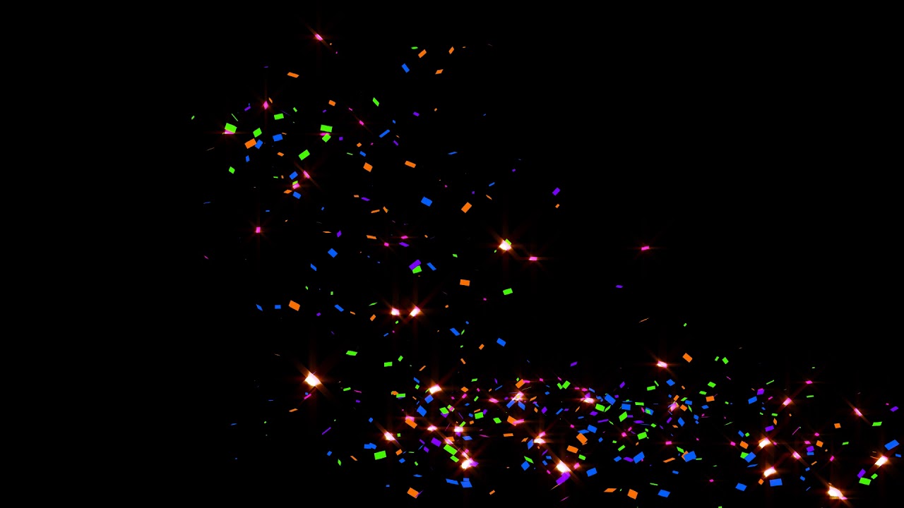 Footage of Confetti - Stock Footage Free - sparkles Full HD - YouTube