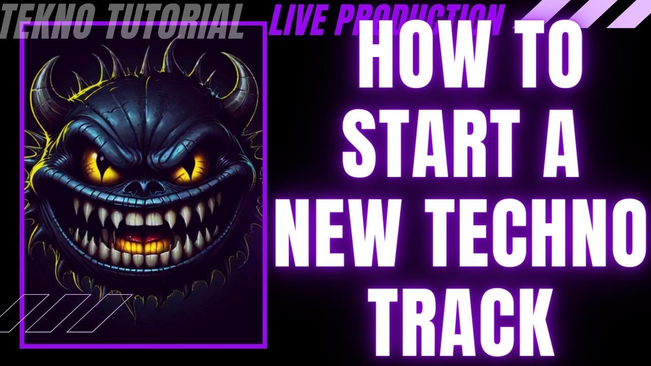 #26 Tekno /Hardtechno Tutorial: how to start a new techno track and get ...