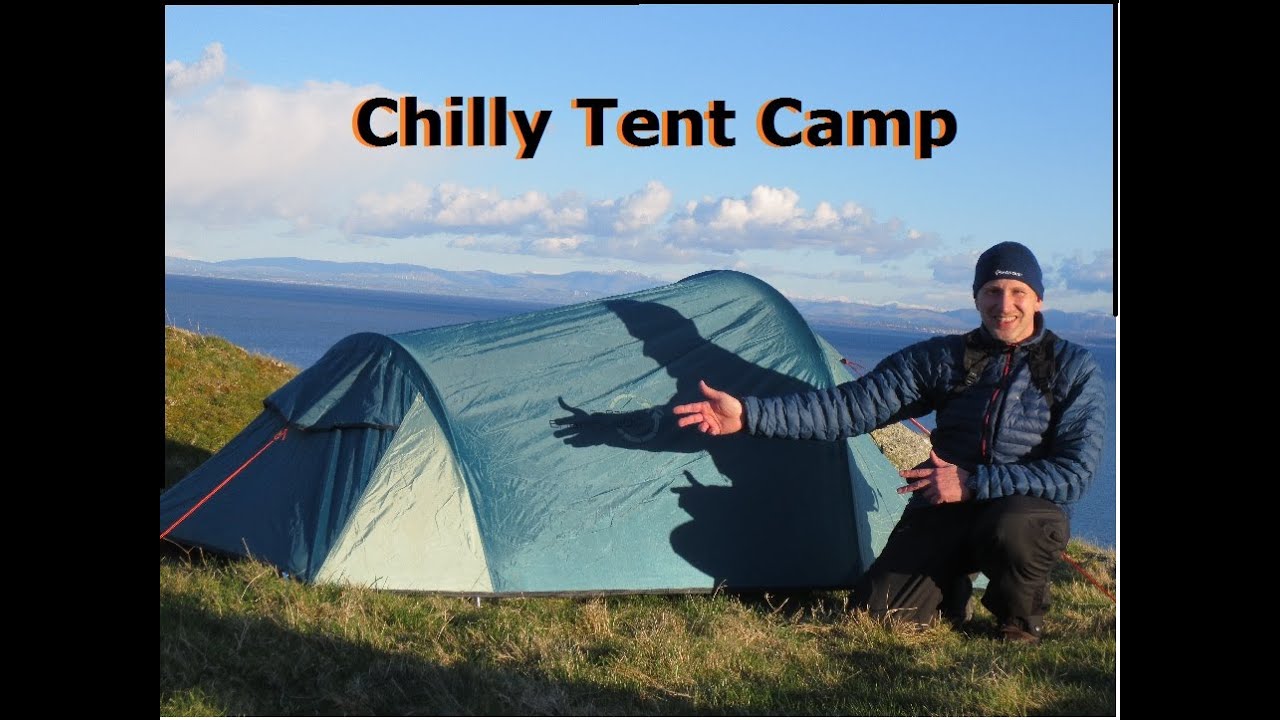 Chilly Tent Camp Testing Synthetic Nordisk -10 bag - YouTube