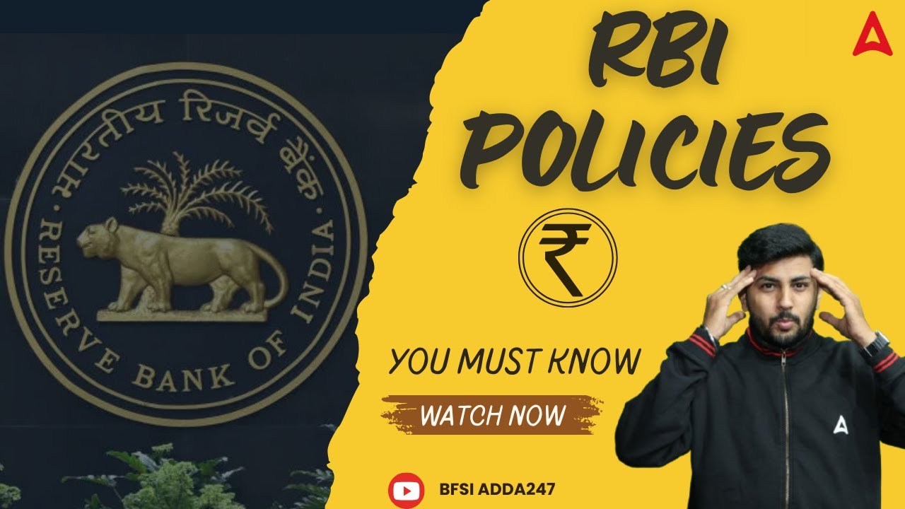 RBI Policies You must know | Ankur Goswami - YouTube