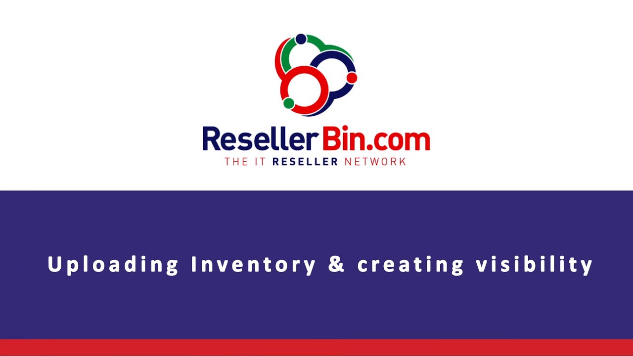 ResellerBin Education - How to upload and manage your Inventory. - YouTube