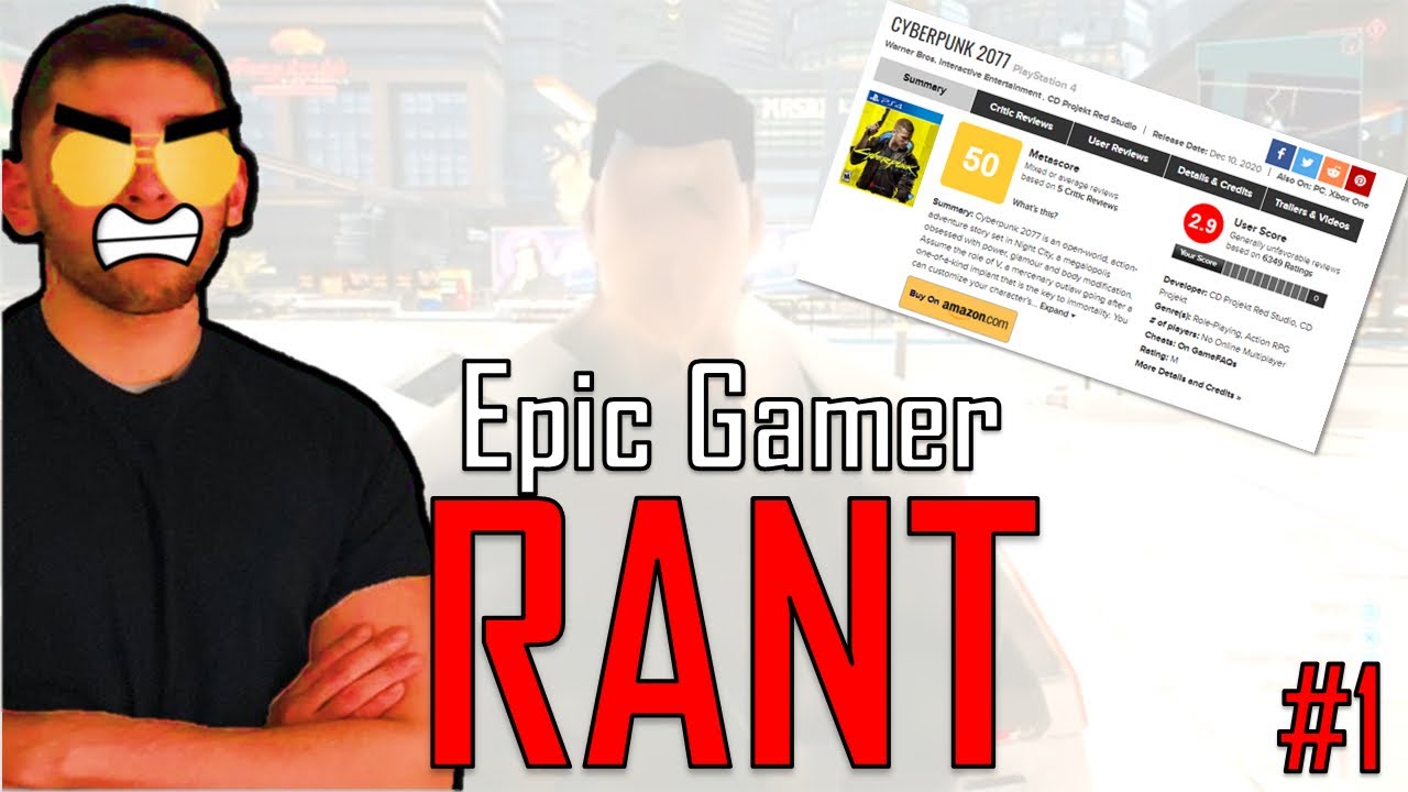 EPIC GAMER RANT #1 - CD PROJEKT RED = EA!?!?!? - YouTube