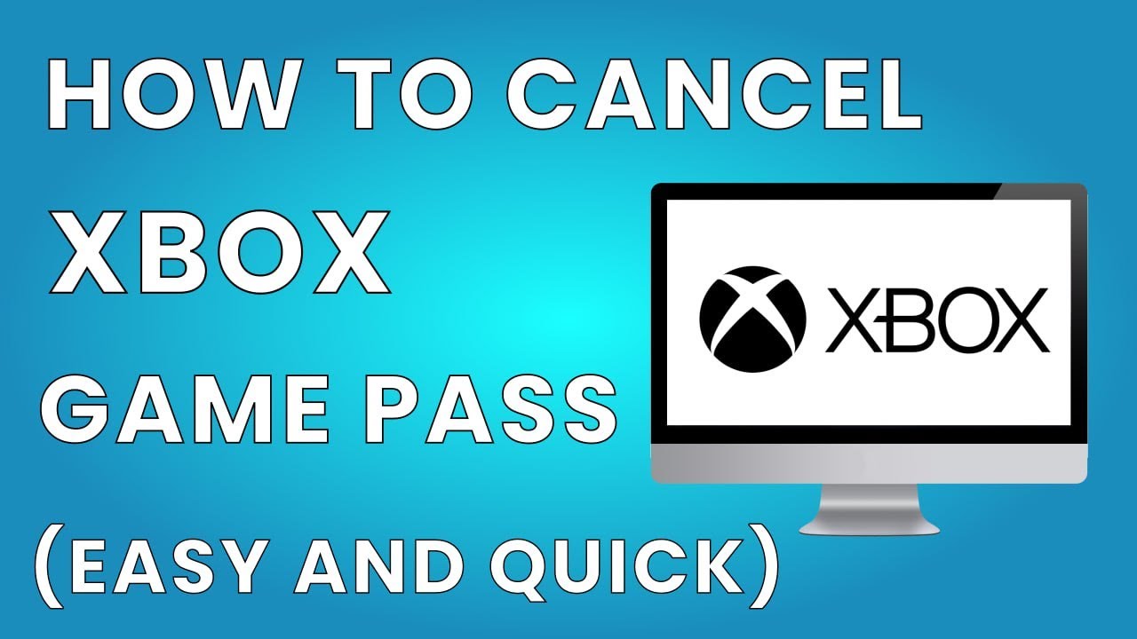 How To Cancel Xbox Game Pass (Easy En Quick) - YouTube