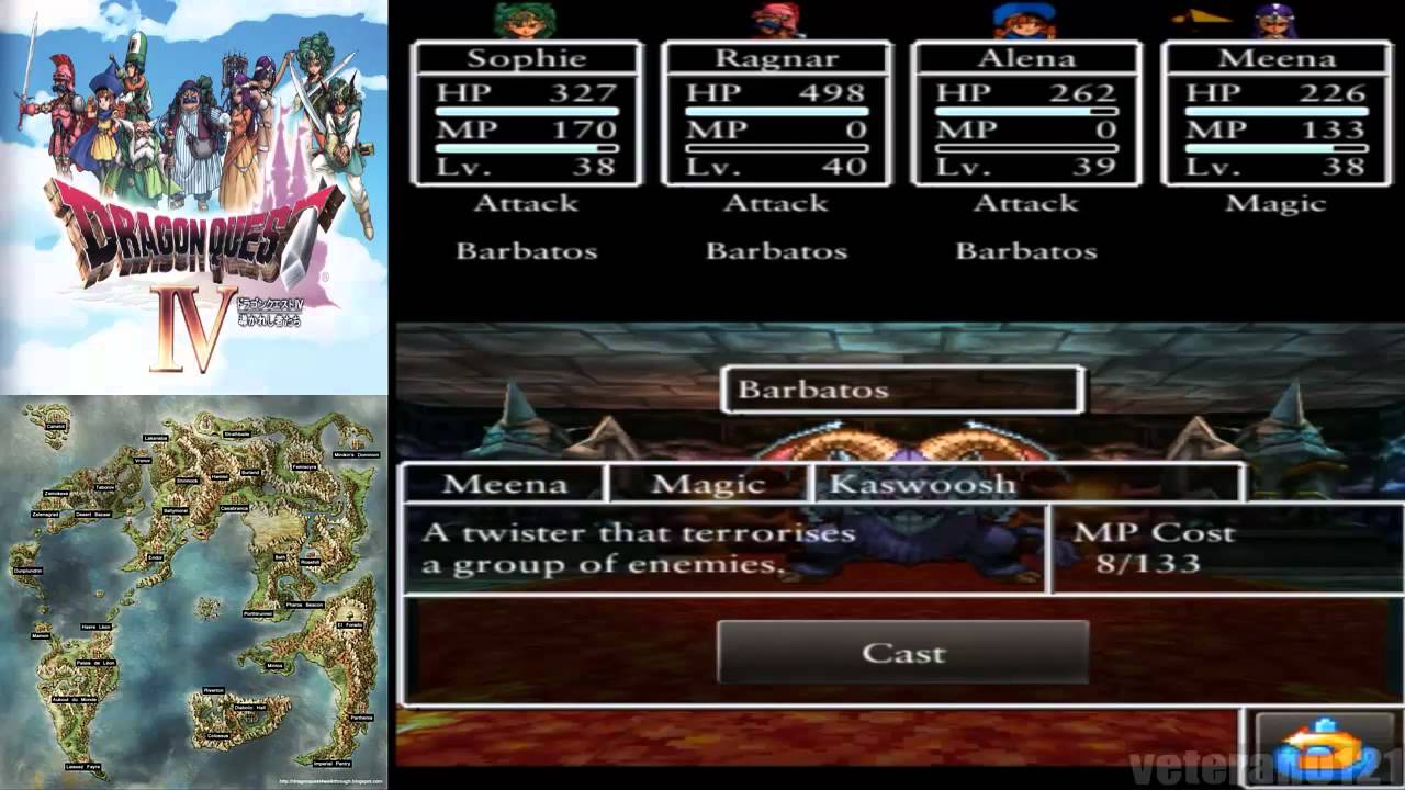 Dragon Quest IV (iOS) #63 Barrier Bosses - YouTube