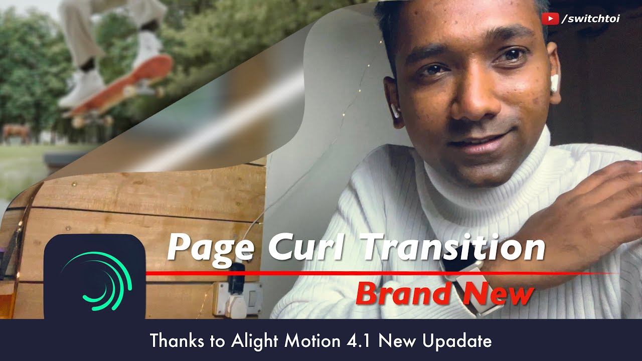 Page Curl Transition Alight Motion 4.1 Tutorial | Episode 3 by switch ...