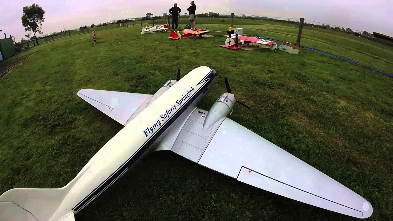 ESM Dc3. Rcgf 20cc SBM engines... - YouTube