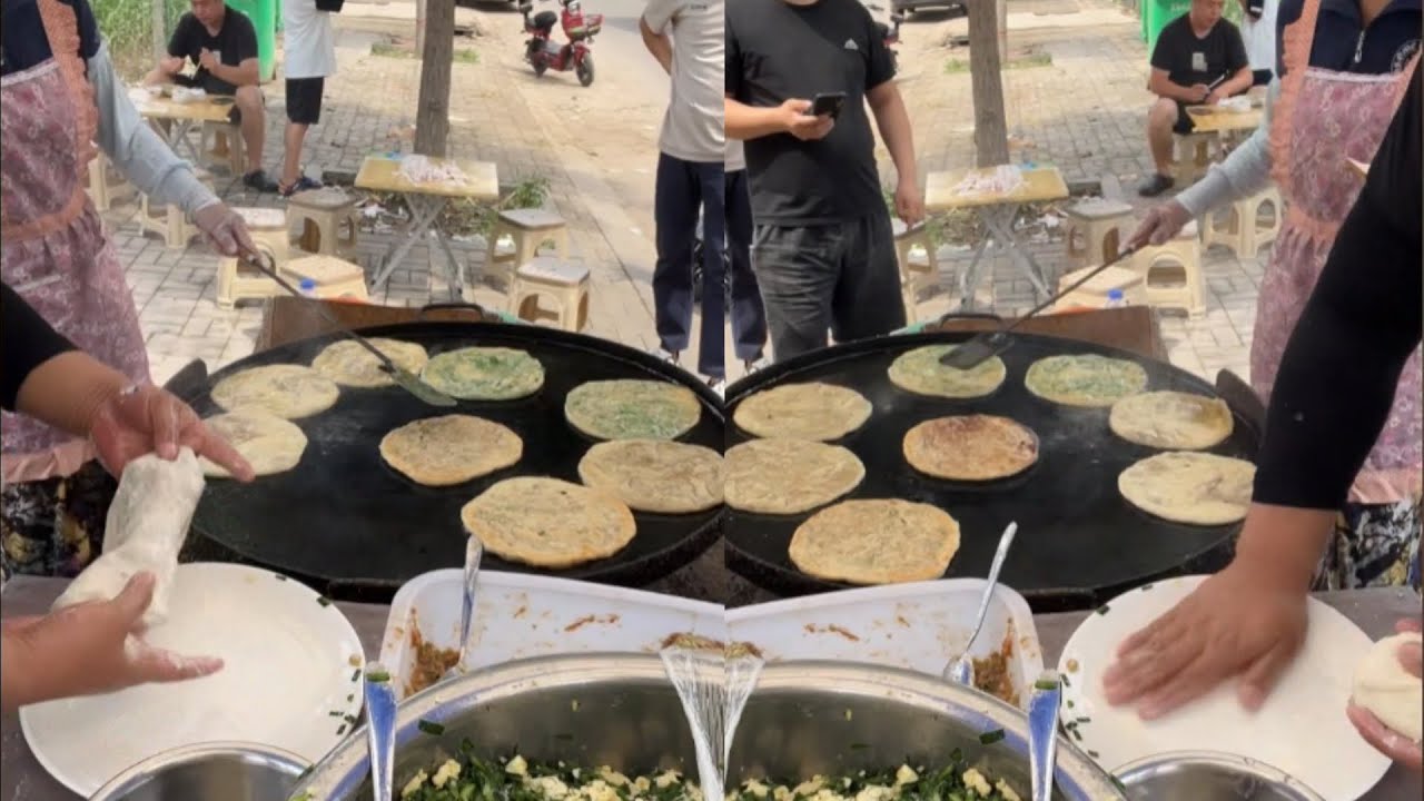 🔴 Live 🔴Make Money Selling Scallion Pancakes at a Street Stall! - YouTube