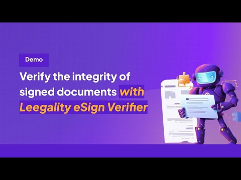 Leegality eSign Verifier I Verify the integrity of signed documents ...