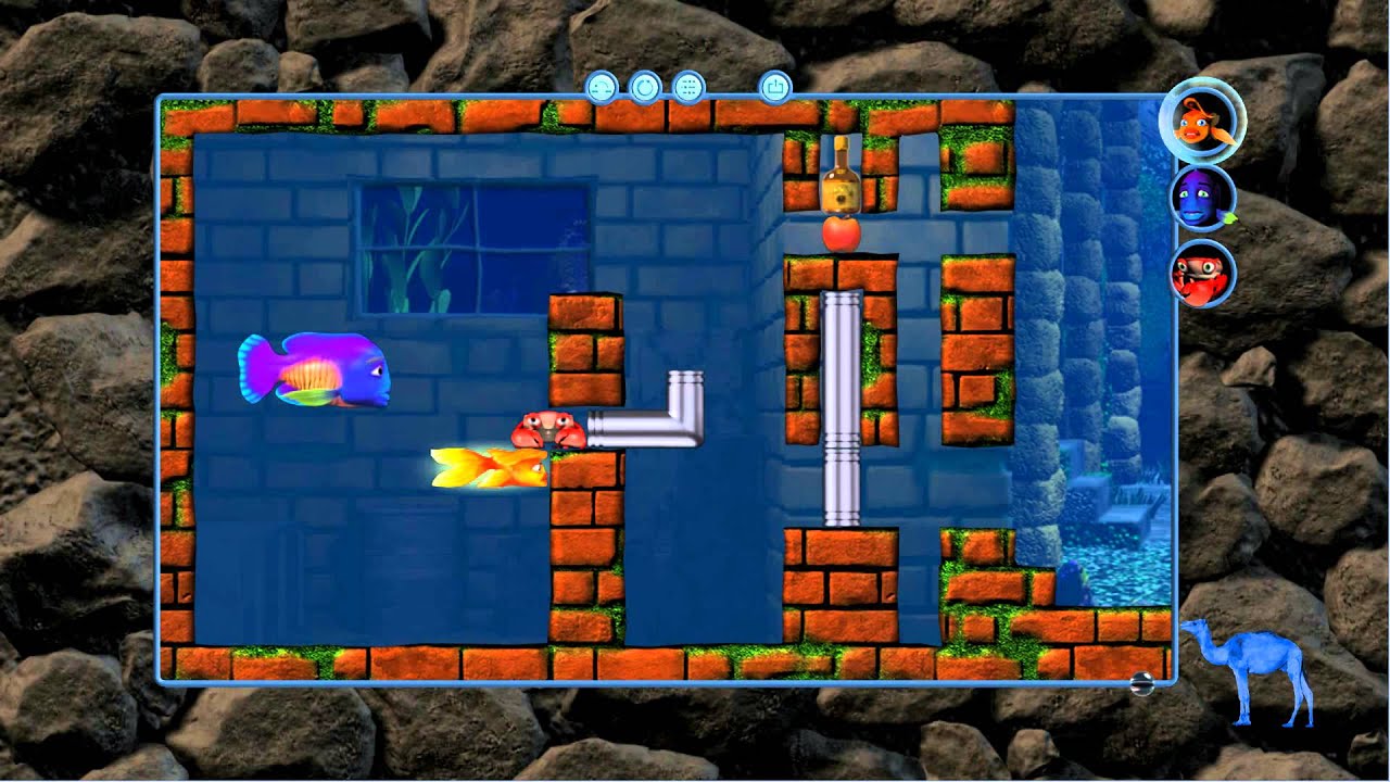 The Fish Fillets 2 Walkthrough - 2.09 - Pushing Virgil Around - YouTube