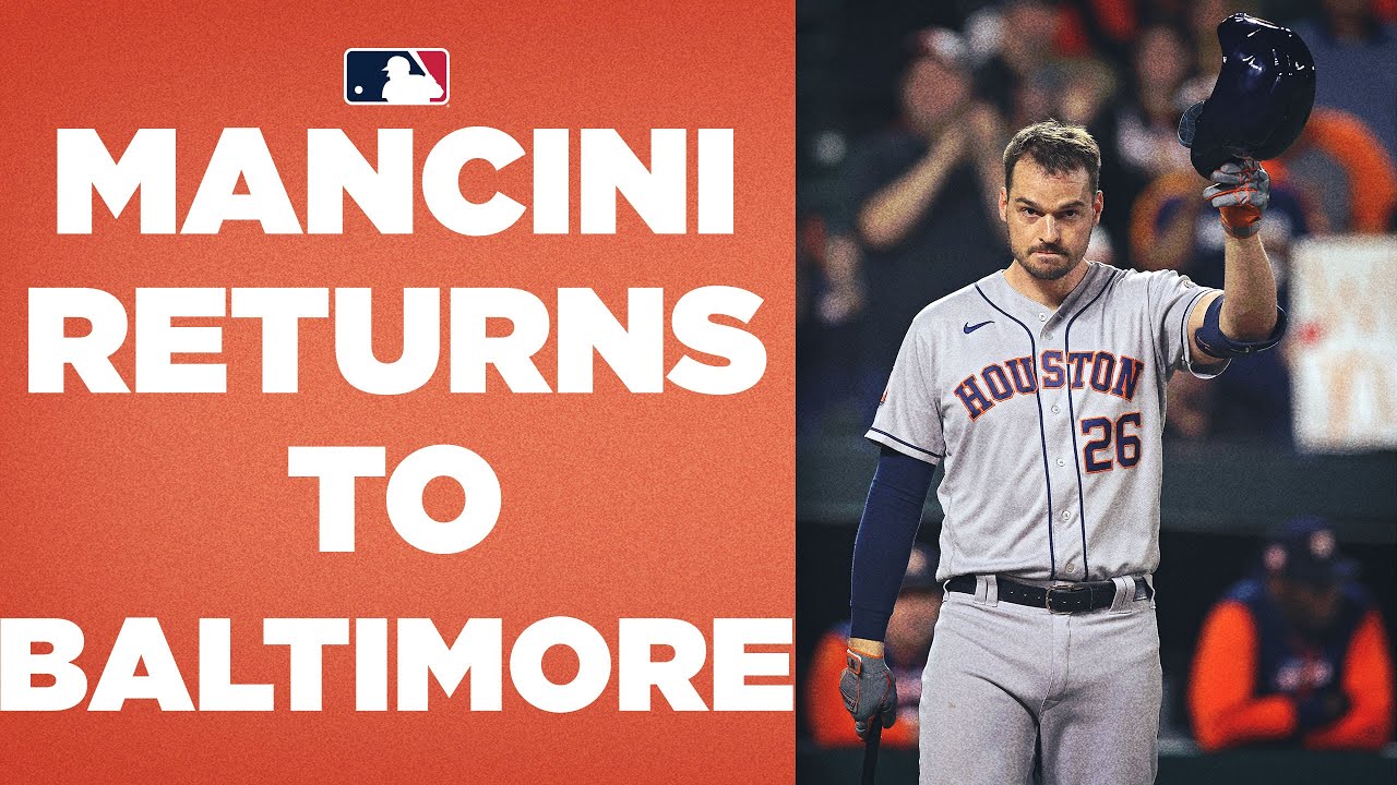 Trey Mancini makes emotional return to Baltimore! Receives warm welcome ...