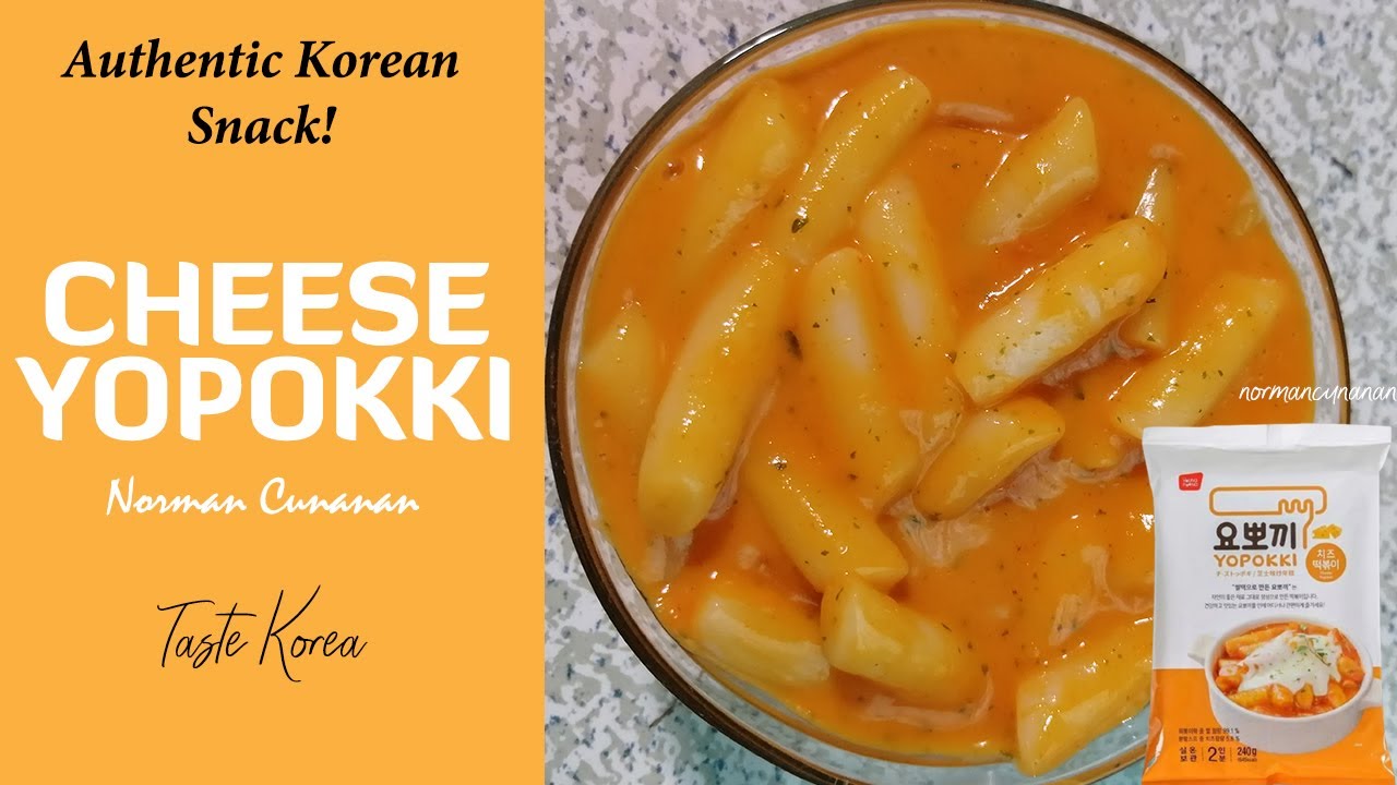 INSTANT TTEOKBOKKI CHEESE YOPOKKI KOREAN RICE CAKE - YouTube