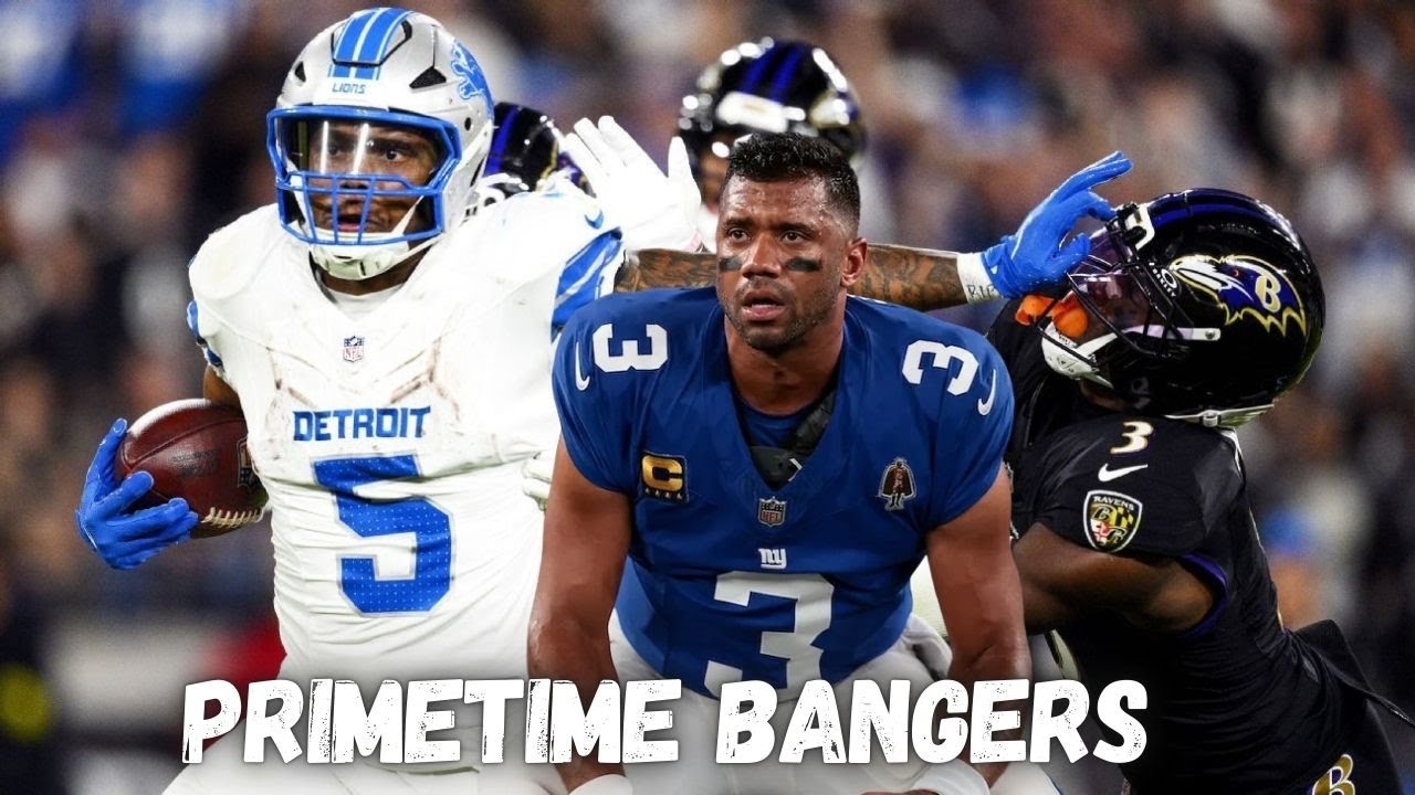 Ravens CHOKE In Primeitme | The END of Russell Wilson | Lions vs Ravens ...