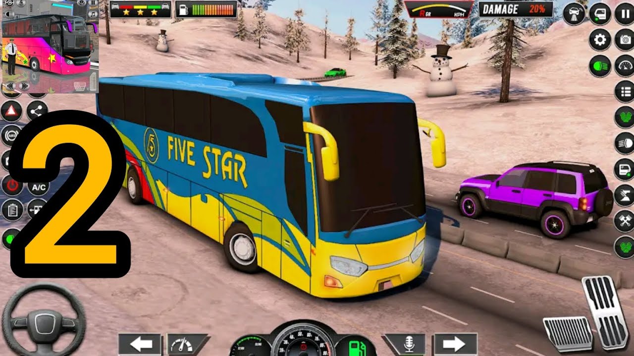 Modern Bus Driving Simulator - Offroad Bus Driving Simulator - City ...