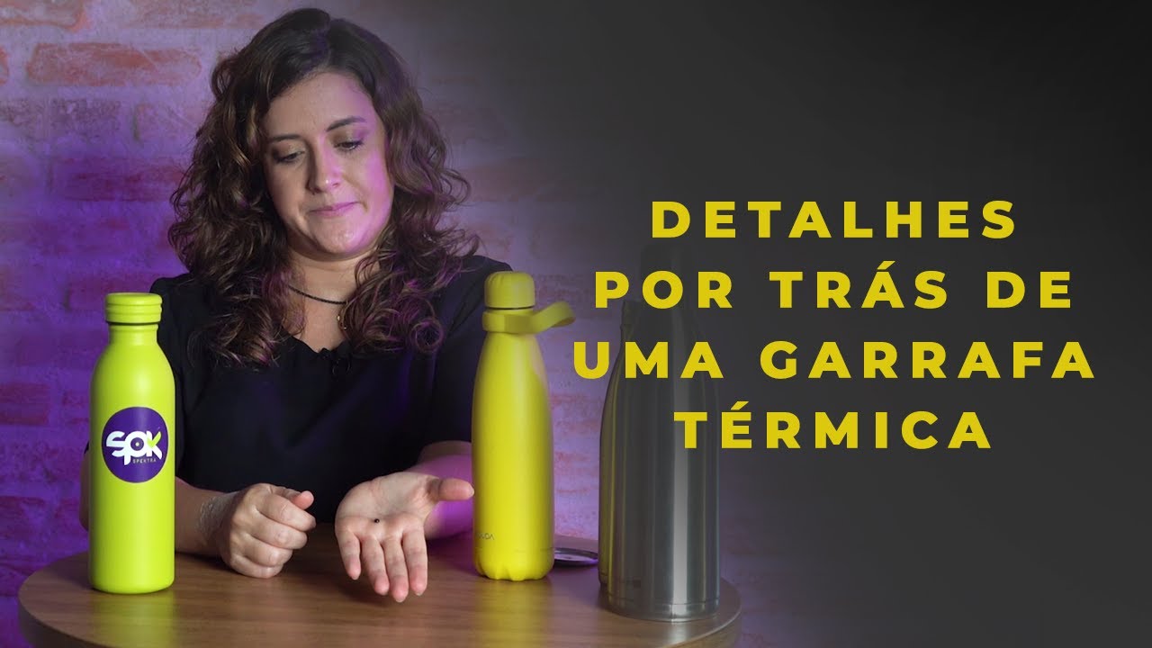 Detalhes por trás de uma garrafa térmica - YouTube