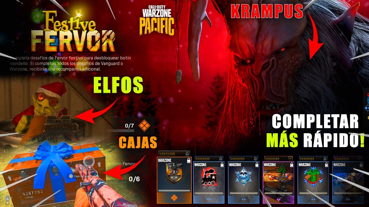 Cómo COMPLETAR más RÁPIDO el EVENTO Fervor Festivo de NAVIDAD en ...