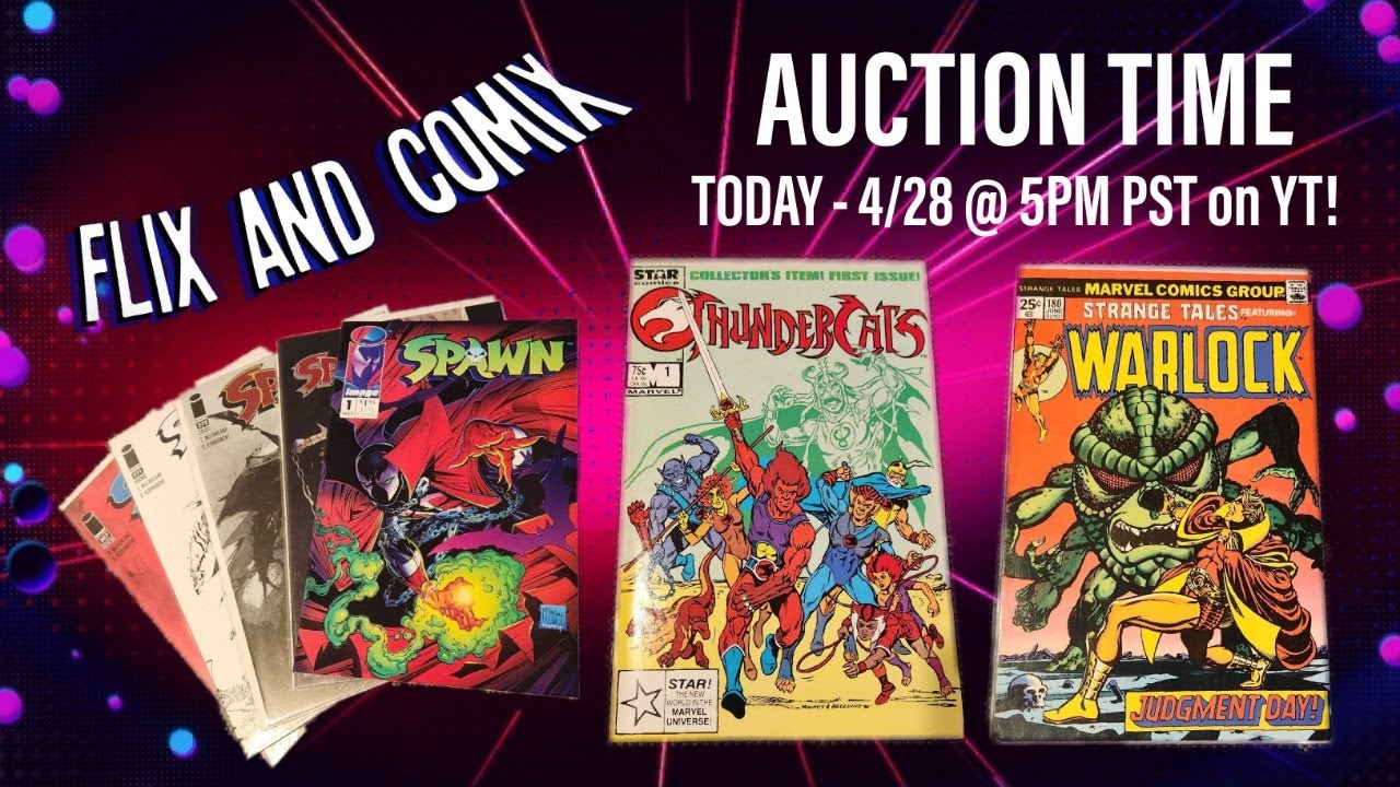 Flix and Comix LIVE | Auction Time! | Comics, VHS, Blu Ray, DVDs for ...
