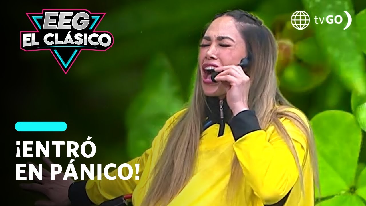 EEG El Clásico: Melissa Loza tuvo un momento de pánico (HOY) - YouTube
