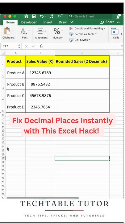 Excel FIXED Function: Round Numbers Perfectly in Seconds! #excel #excelfunctions #excelshorts ...
