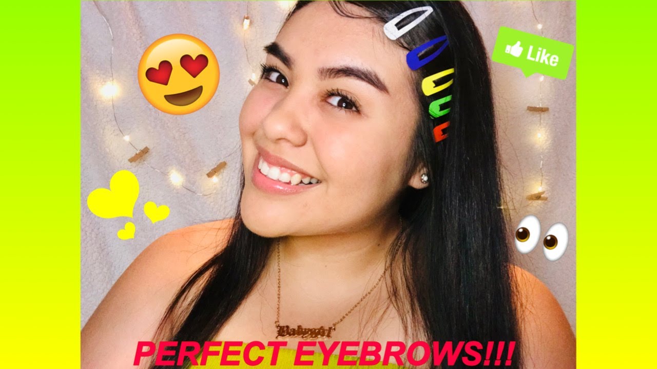 PERFECT EYEBROW TUTORIAL👀 + SURPRISE!!! 🎉 - YouTube