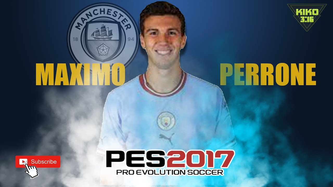 CREAR MAXIMO PERRONE en PES2017 - YouTube