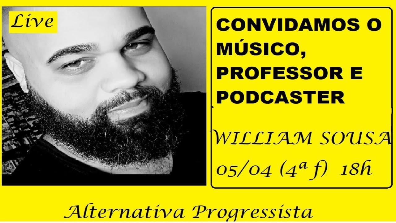 Live com o músico, professor e podcaster William Sousa - YouTube