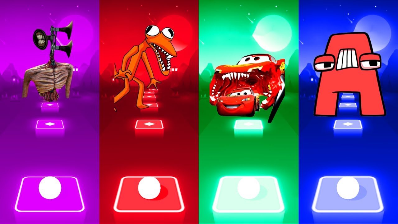 Siren Head Vs Rainbow Friends Orange Vs Lightning Mcqueen Eater Vs ...