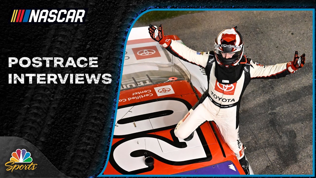 NASCAR Xfinity Series POSTRACE INTERVIEWS: Wawa 250 | 8/23/24 ...