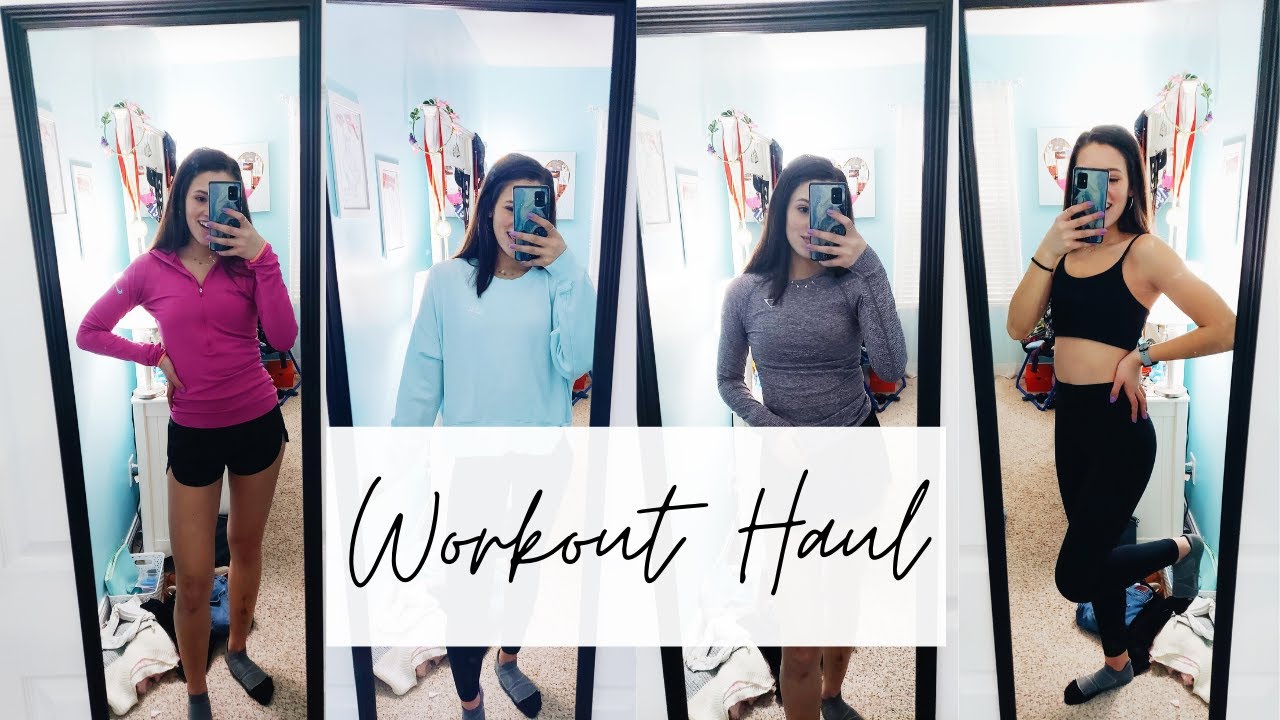 Workout Clothing Haul & Try On (Gym Shark, Nike, Lululemon & More ...