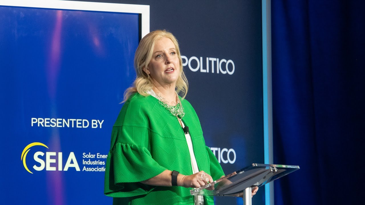 Executive Remarks with Abigail Hopper | POLITICO Energy Summit - YouTube