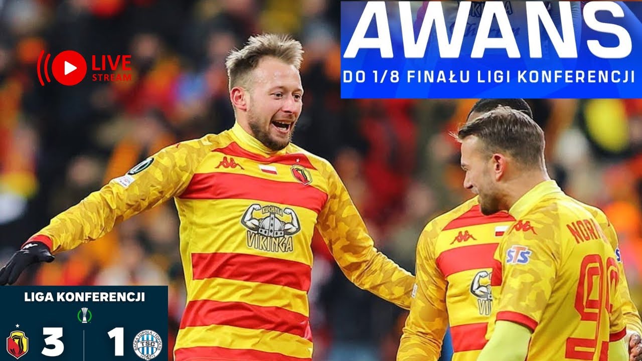 JAGIELLONIA - BAĆKA TOPOLA 3:1! JAGA W 1/8 FINAŁU LIGI KONFERENCJI ...