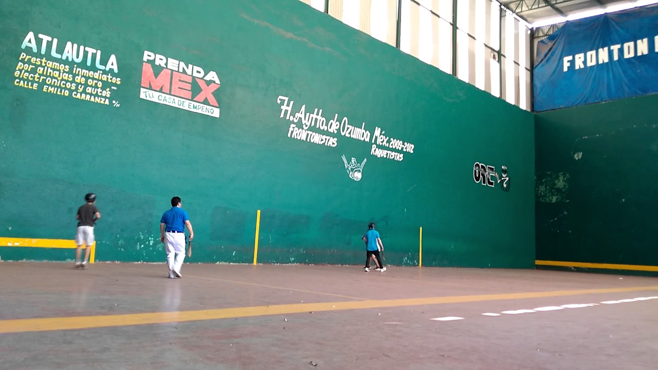 Pala corta frontón Ozumba pelota vasca Estado de México - YouTube