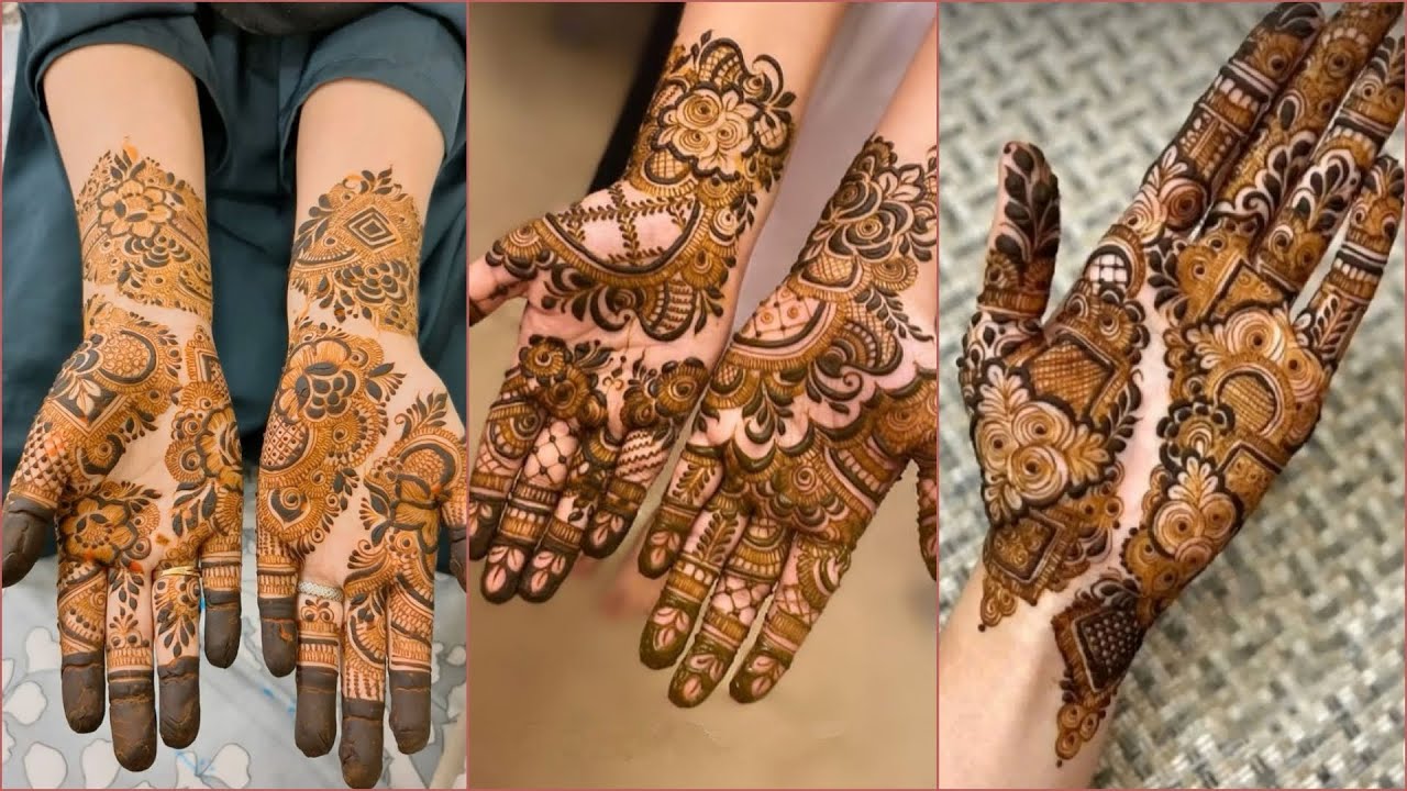 Latest Front hand mehndi design | beautiful right hand mehndi designs ...