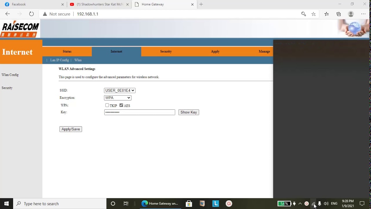 how to change router password and SSID - YouTube