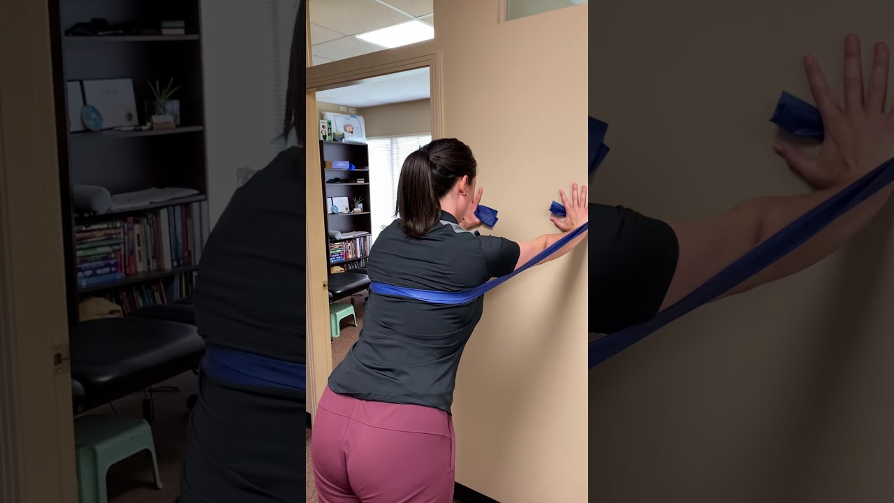 Banded Wall Push up Plus - YouTube
