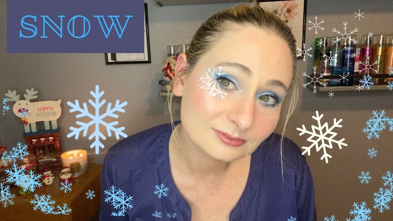 RBSG EPISODE 6 SEASON 3 | SNOW ️| blue & white eyeshadow and snowflake ...