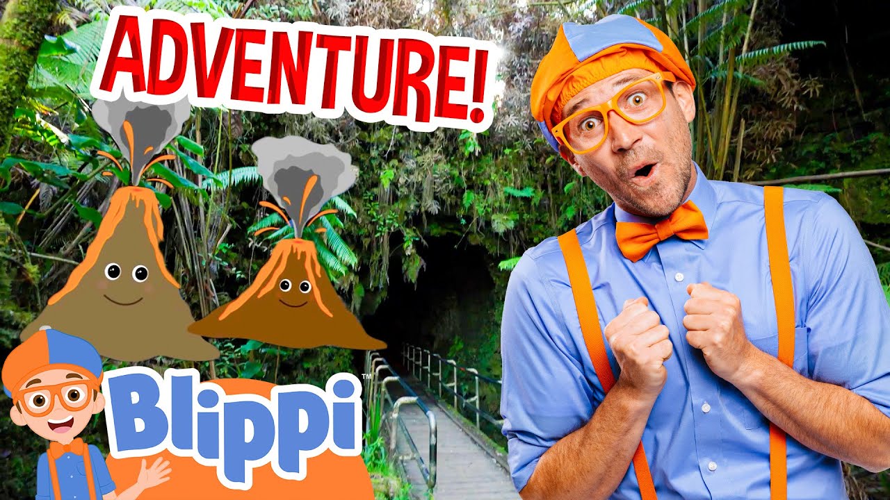 Blippi's Volcano Adventure | Fun Learning for Children | Educational ...