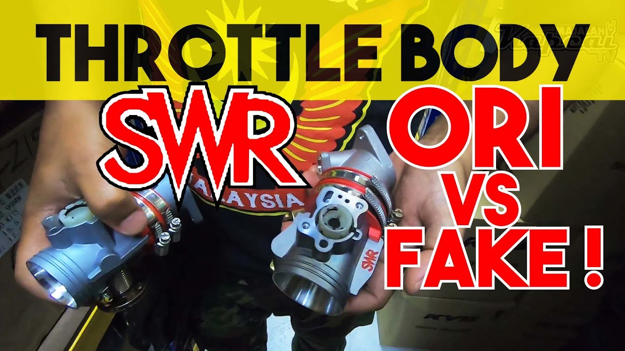 MARI MENGENAL THROTTLE BODY ORI VS FAKE | SWR Sunworld Racing Taiwan ...
